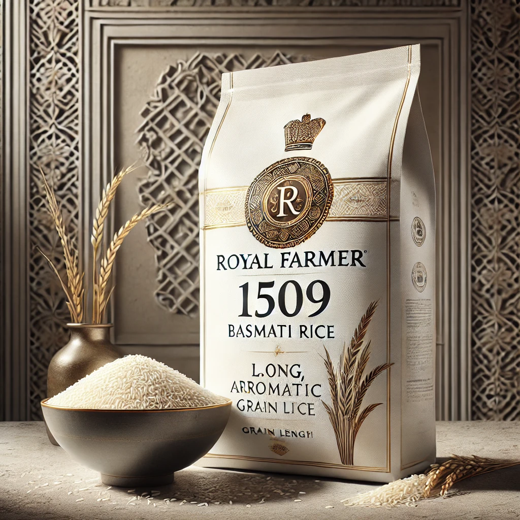 Premium Quality Basmati Rice – INDIAN ROYAL FARMER 1509 White/Creamy ...