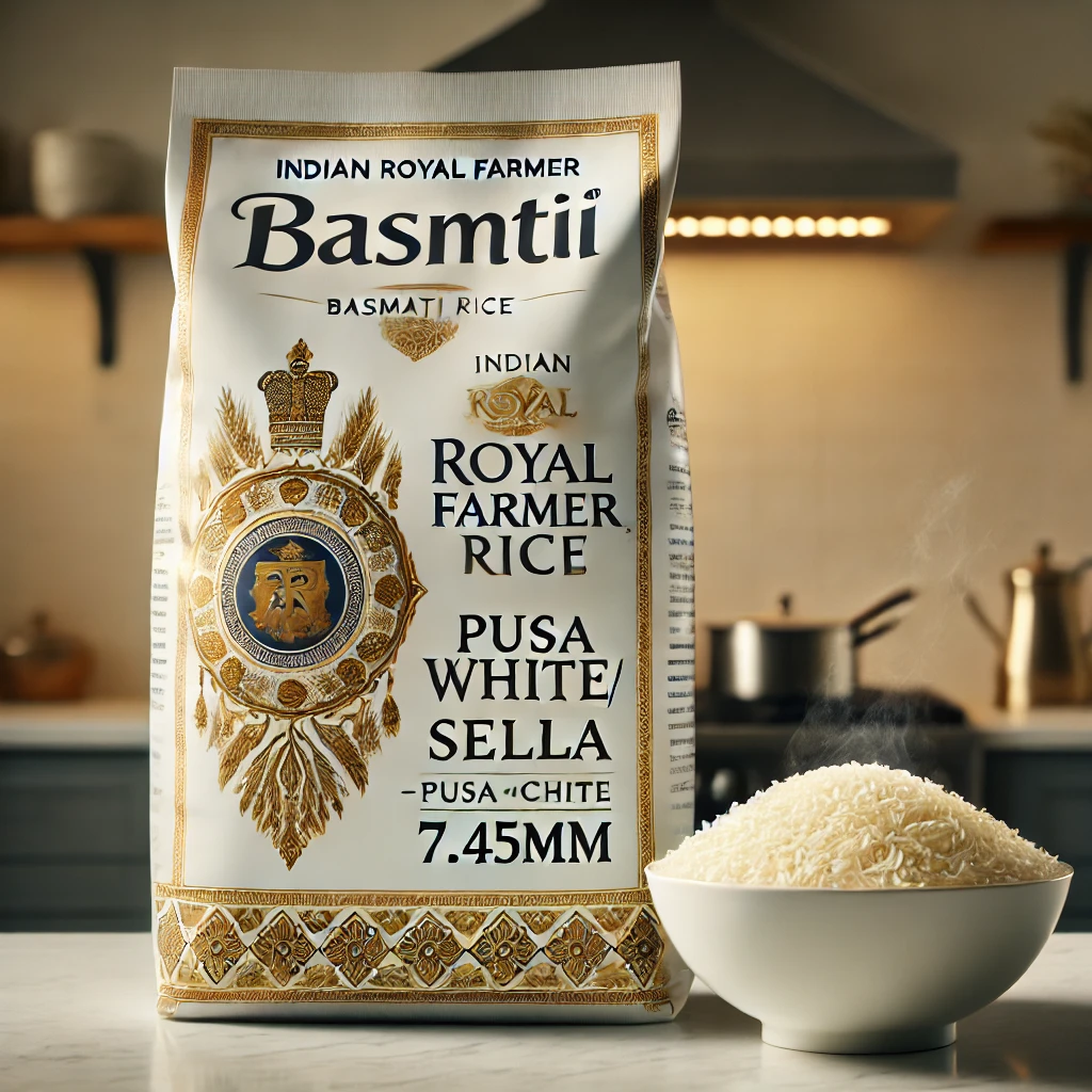 INDIAN ROYAL FARMER BRAND BASMATI RICE – Pusa White/Creamy Sella (7 ...