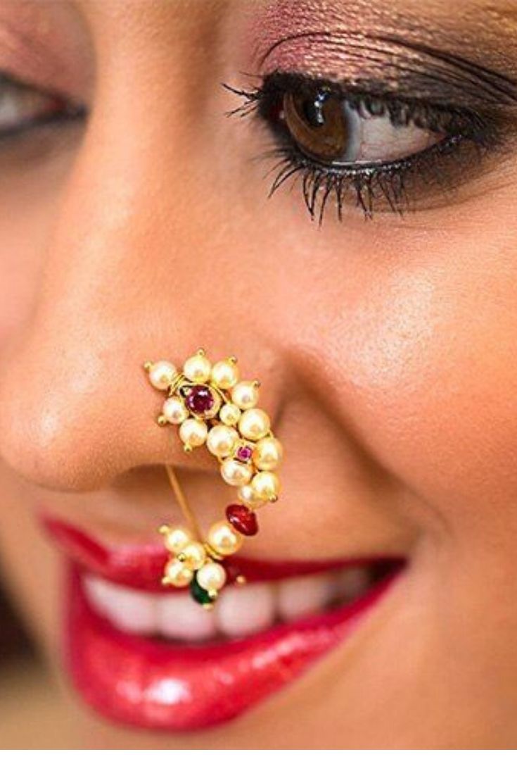 Nath – The Iconic Maharashtrian Nose Ring Maharashtrian Nath ...